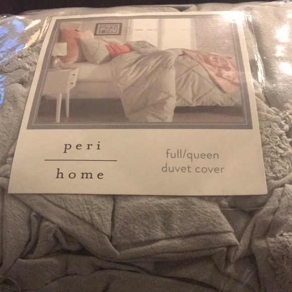 Peri Home | Bedding | Peri Nip Chenille Lattice Duvet Cover | Poshmark